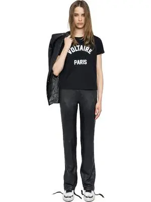 Zadig&Voltaire Alys Photo Print T-shirt - Black