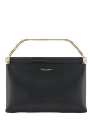 Giorgio Armani Small Leather Handbag - Black