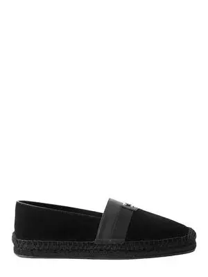 CHRISTIAN LOUBOUTIN Alfarica Logo-embellished Espadrilles - Black
