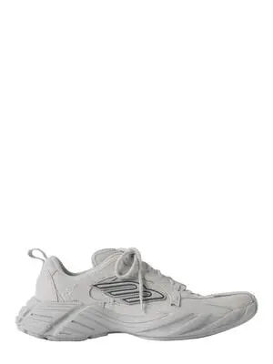 Balenciaga Monday Suede Sneakers - Gray