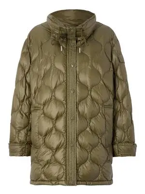 Moncler Lombi Quilted Micro-ripstop Down Parka - Green