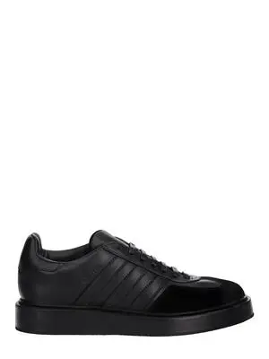 Adidas Gazelle Three-stripes Platform Sneakers - Black