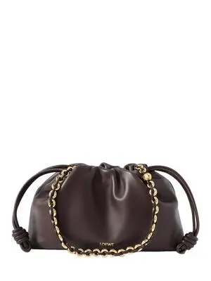 Loewe Flamenco Medium Clutch - Brown