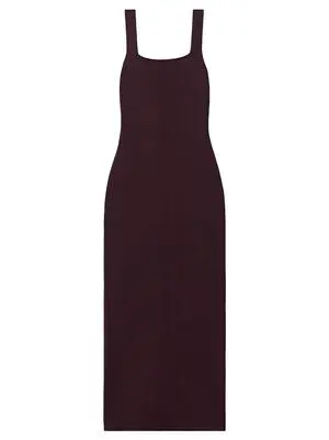 Khaite Dixi Stretch-knit Midi Dress - Burgundy