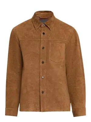 Theory Suede Overshirt - Deeptbcco