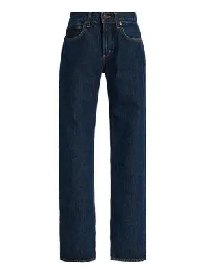 AGOLDE Rigid Low-rise Slim Jeans - Dark Wash