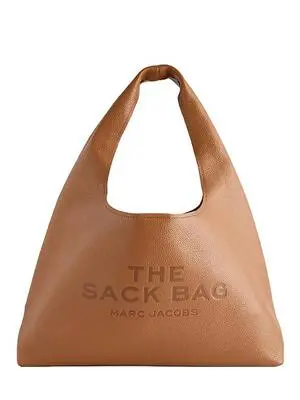 Marc Jacobs The Sack Leather Shoulder Bag - Argan Oil