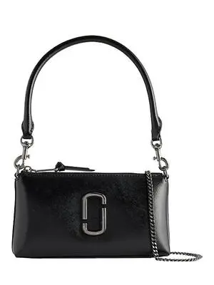 Marc Jacobs The Snapshot Dtm Convertible Leather Shoulder Bag - Black