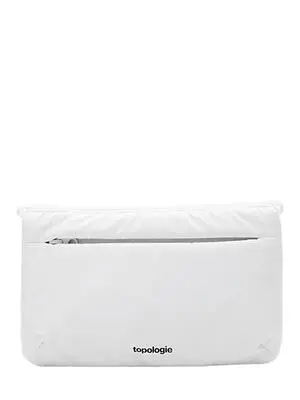 TOPOLOGIE Flat Sacoche Small Nylon Bag - Marshmallow
