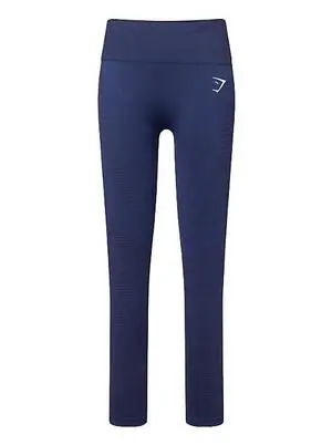 GYMSHARK Vital Seamless 2.0 Workout Leggings L Heavy Blue