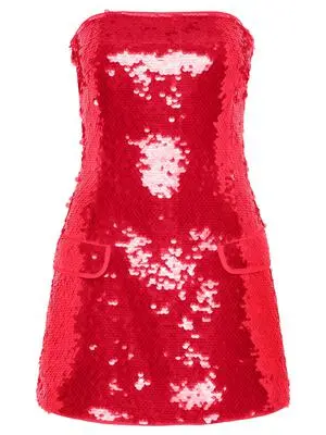 Paris Georgia Mermaid Sequined Mini Dress - Pink