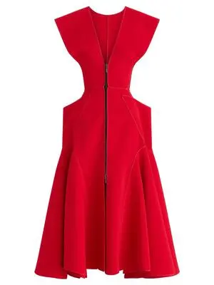 Maticevski Cinders Midi Dress - Red