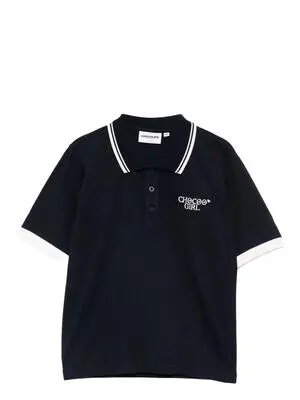 CHOCOOLATE Cropped Polo Shirt - Nyl
