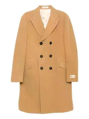 Massimo Alba Double-breasted Wool Coat - Brown