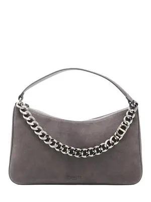 TWINSET Liliane Shoulder Bag Medium Melange Grey/nickel