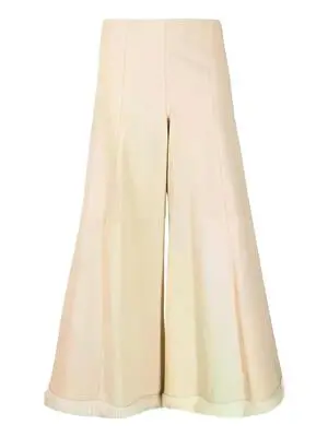 BY MALENE BIRGER High-waist Leather Culotte Trousers - Neutrals