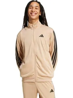 Adidas 3-stripes Tricot Regular Track Jacket - Warm Sandstone