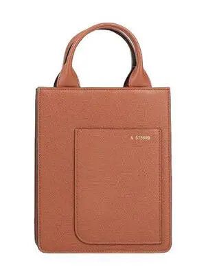 VALEXTRA Calfskin Handbag - Brown