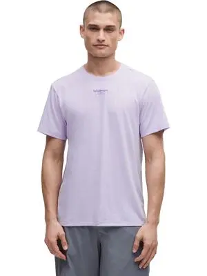 Lululemon Lightweight Knit Workout Short-sleeve Shirt - Heathered Lavender Frost
