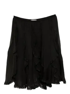 B+AB Ruffled Skirt - Black