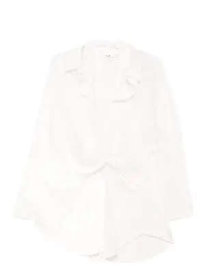 B+AB Twist-front Shirt - White