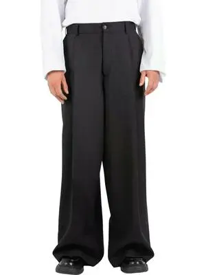SOCIETE ANONYME Pleated Wide Leg Pants - Black