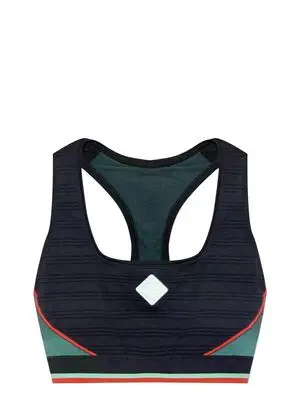 Casablanca Racerback Sports Bra - Black