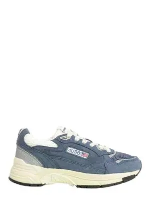 AUTRY Hyperway Suede Mesh Sneakers Blue