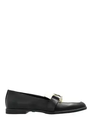 Furla Leather Loafers - Black