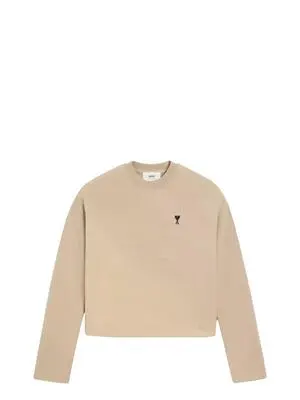 Ami De Coeur Cotton Sweatshirt - Neutrals