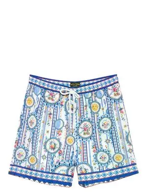 Camilla Tiles Darls Swim Shorts - White