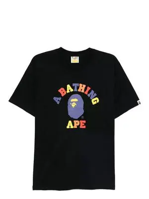 A BATHING APE Printed T-shirt - Black