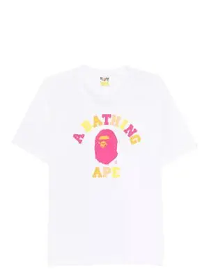 A BATHING APE Printed T-shirt - White