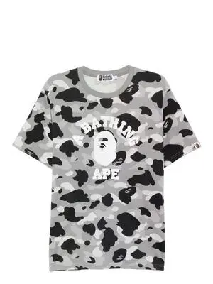 A BATHING APE 1st Camo College T-shirt - Grey
