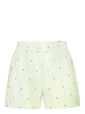 ROTATE BY BIRGER CHRISTENSEN Striped Shorts - Green