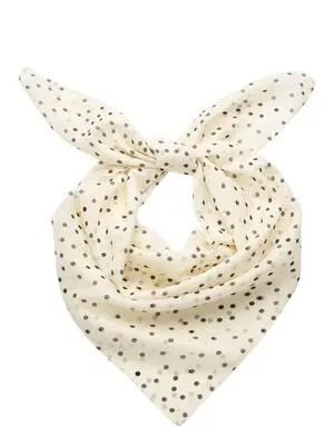 Magda Butrym Dots Scarf - Cream