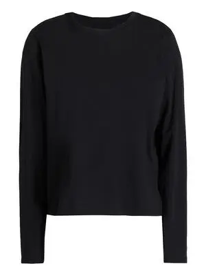 FRAME Cotton-jersey Top - Black