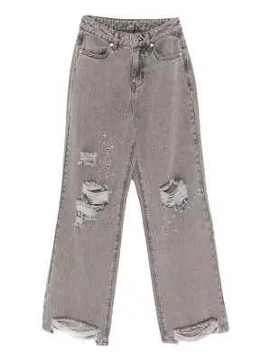 MUSIUM DIV. Distressed Jeans Grey