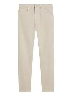 FRAME The Straight Cotton-canvas Jeans - Beige