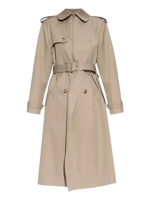 Alexander McQueen Double-breasted Trench Coat - 2001 - Beige