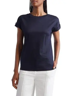 ELEVENTY Grosgrain Loop Detail T-Shirt