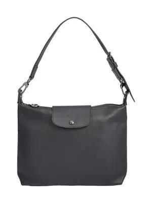 Longchamp Le Pliage Xtra Leather Hobo Bag - Black