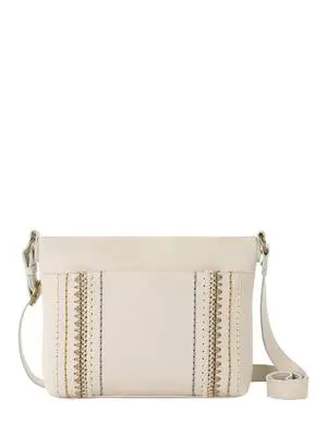 THE SAK Melrose Leather Crossbody Bag Stone Neutral Seminyak