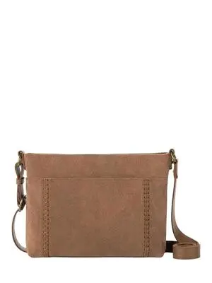 THE SAK Melrose Leather Crossbody Bag Tobacco Suede