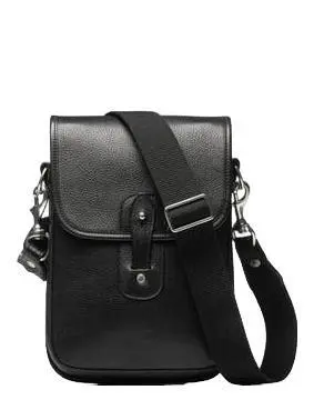 Ghurka Harlow Iii No. 205 Crossbody Bag - Vintage Black Leather