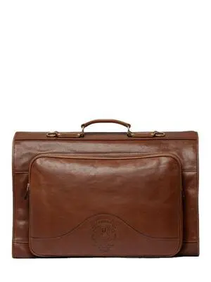 Ghurka Packet No. 83 Garment Bag - Vintage Chestnut Leather