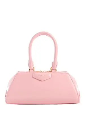 Givenchy Mini Antigona Leather East/west Satchel - Flamingo