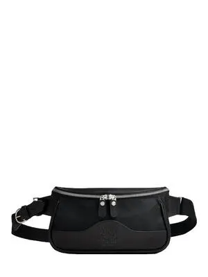 Ghurka Ghurka Gramercy No. 308 Belt Bag Black Nylon & Leather