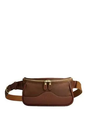 Ghurka Ghurka Gramercy No. 308 Belt Bag Chestnut Nylon & Leather