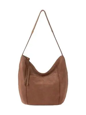 THE SAK Sequoia Leather Hobo Bag Tobc Sued Terra Stch